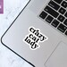 Crazy Cat Lady Sticker, Cute Cat Decal, Cat Mom Sticker, Kindle Sticker ...