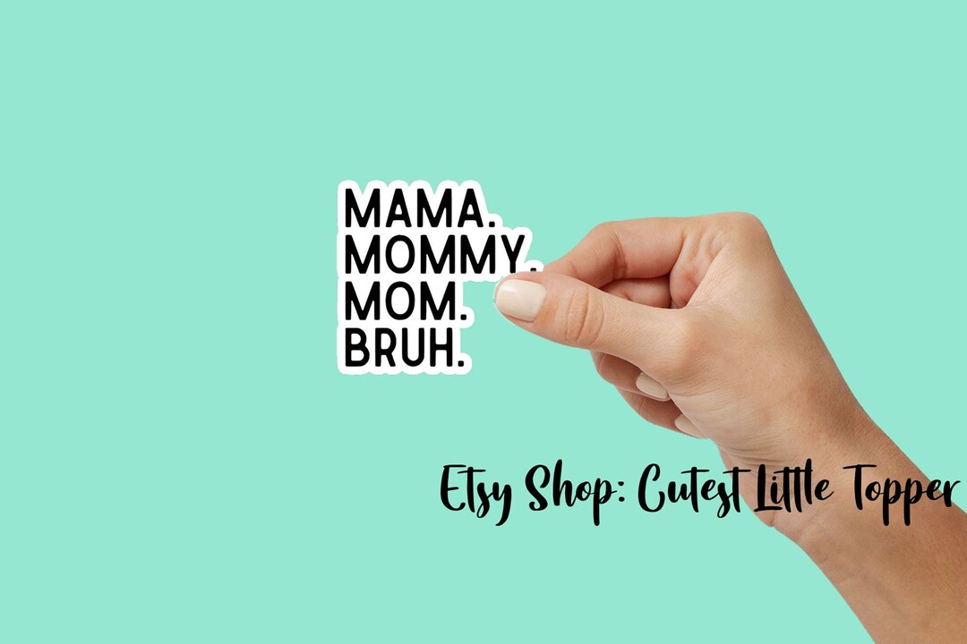 Mama Sticker, Regalo Para Mama, Mom Sticker, Mom Phrases, Calcomania ...