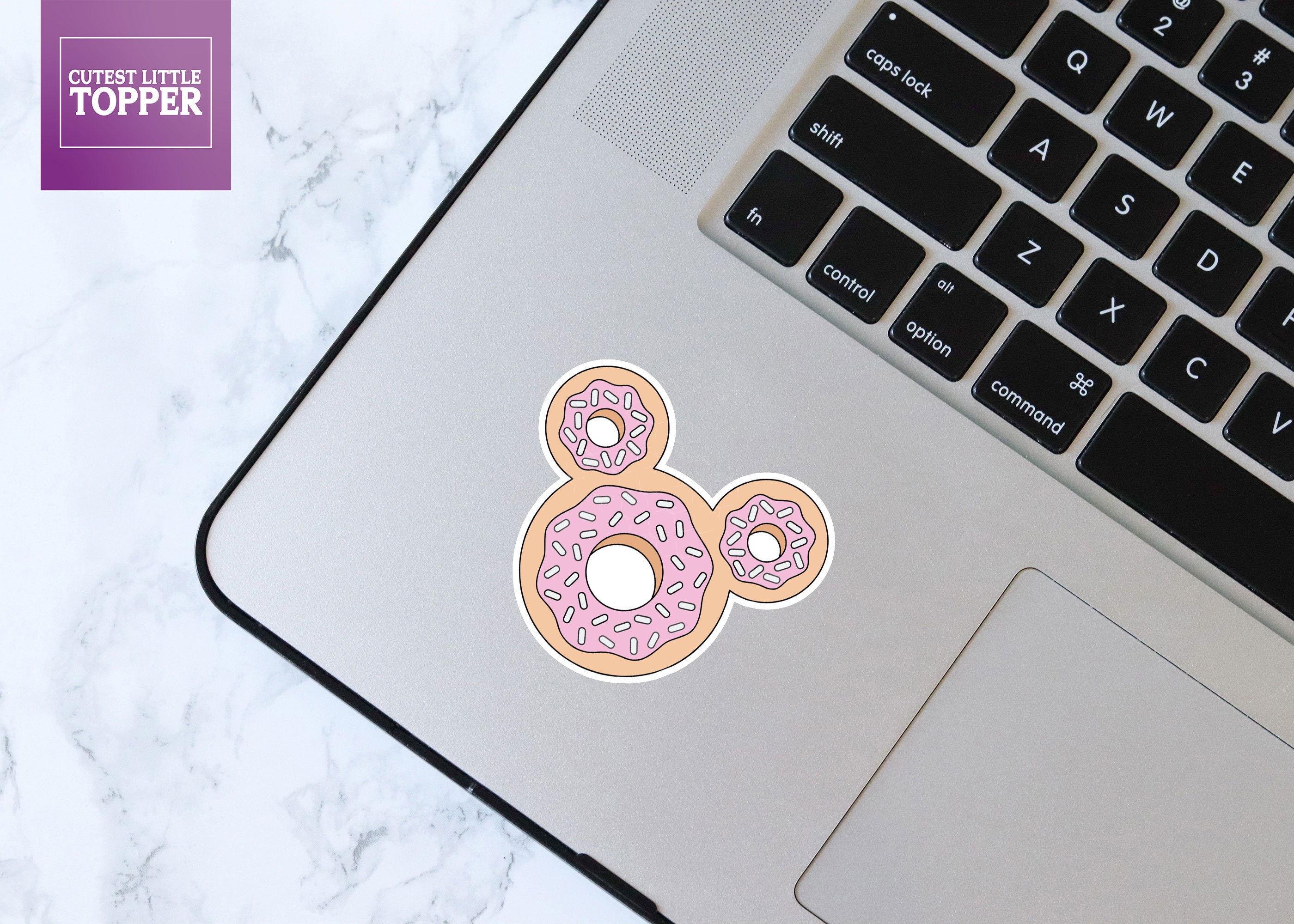 Donut Sticker, Kindle Sticker, Donut Mouse Ears Sticker, Water Bottle ...