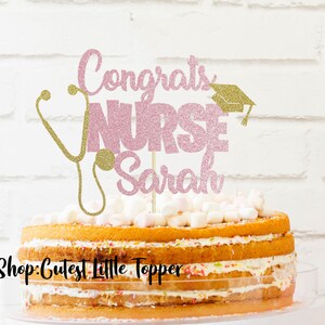 Personalized Nurse Graduation Topper, Graduation 2023, Medical School ...