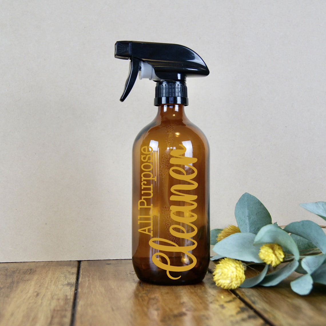 Custom Spray Bottle Label All Purpose Label Jar Decal - Etsy