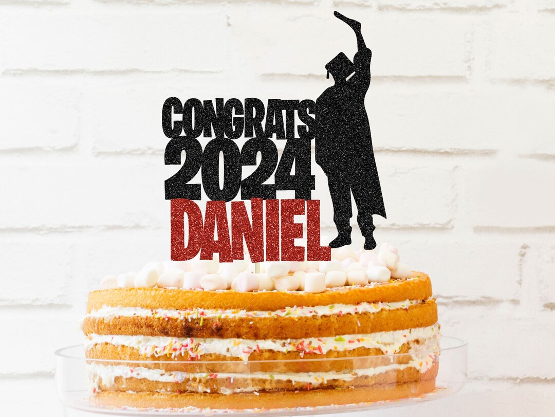 Class of 2024 Graduation Cake Topper, Graduation 2024, 12th Grade ...