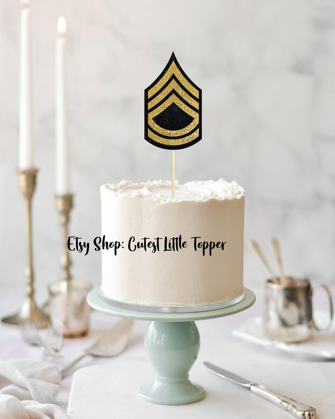 Army Rank Cake Topper, Army Rank Centerpiece, Army Promotion Cake ...