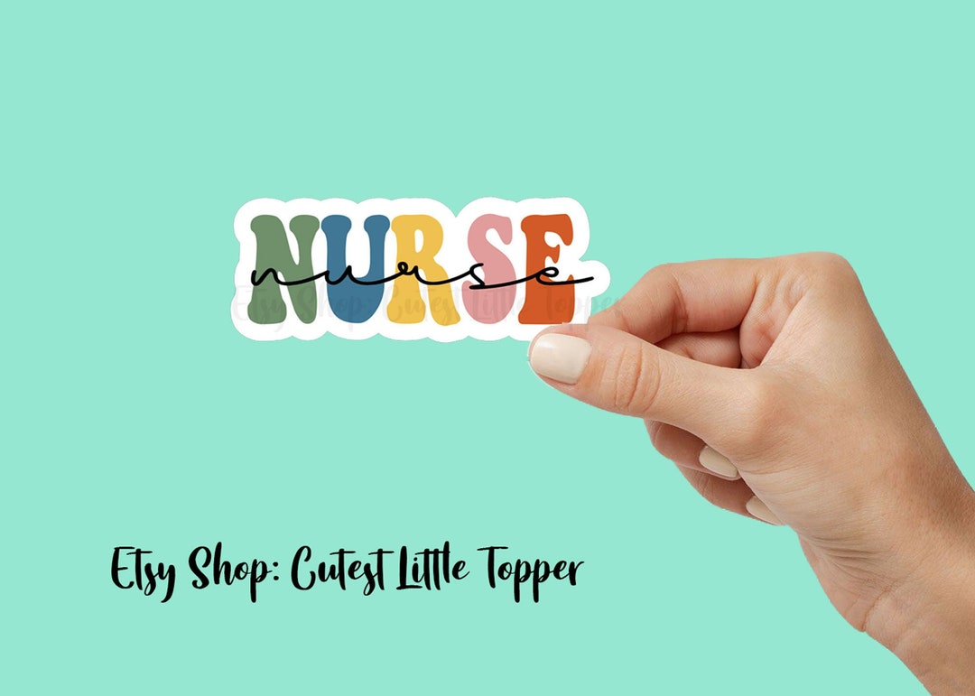 Nurse Sticker, Gift for Nurse, Nursing Sticker, Kindle Sticker, Cute ...