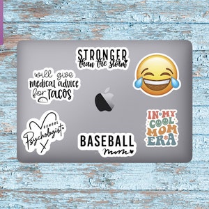 Laughing Emoji Sticker, Emojis Sticker, Cool Sticker for Kids, Water ...