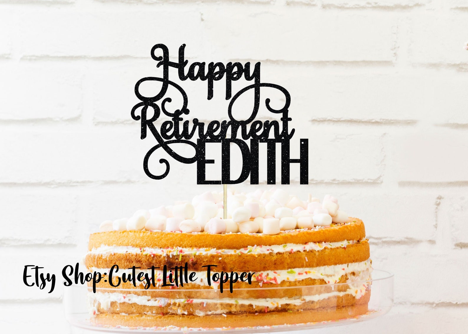 Personalized Retirement Cake Topper Retired Cake Topper Cake - Etsy