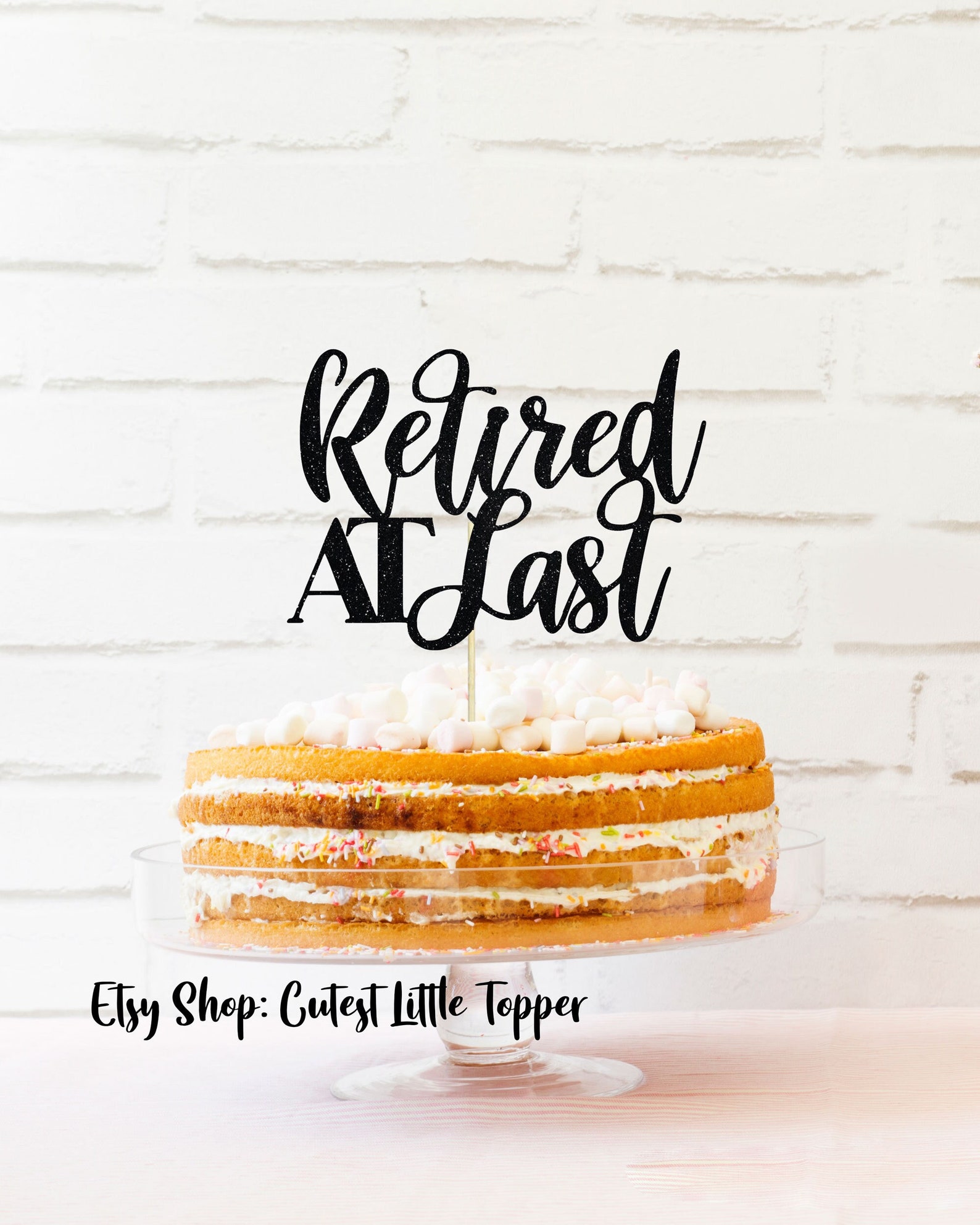Retired at Last Cake Topper Retired Cake Topper Cake Topper - Etsy