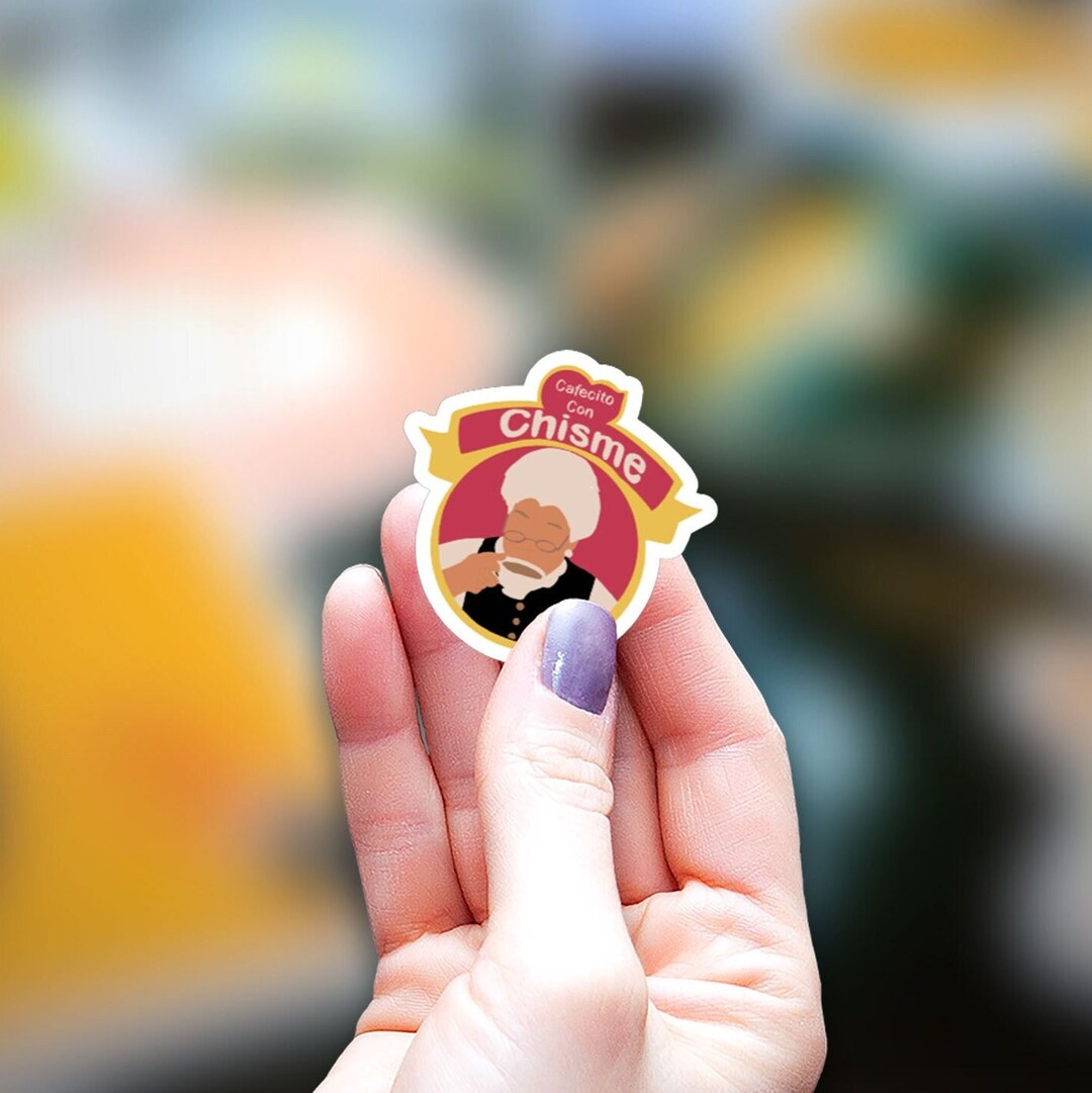 Cafecito Con Chisme Sticker, Mexican Sticker, Kindle Sticker, Funny ...