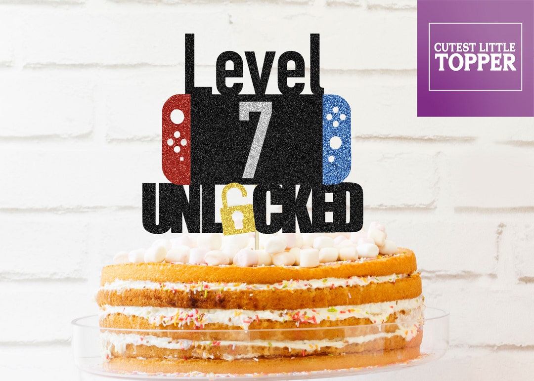 Nintendo Switch Cake Topper, Gamer Cake Topper, Nintendo Switch, Gamer ...