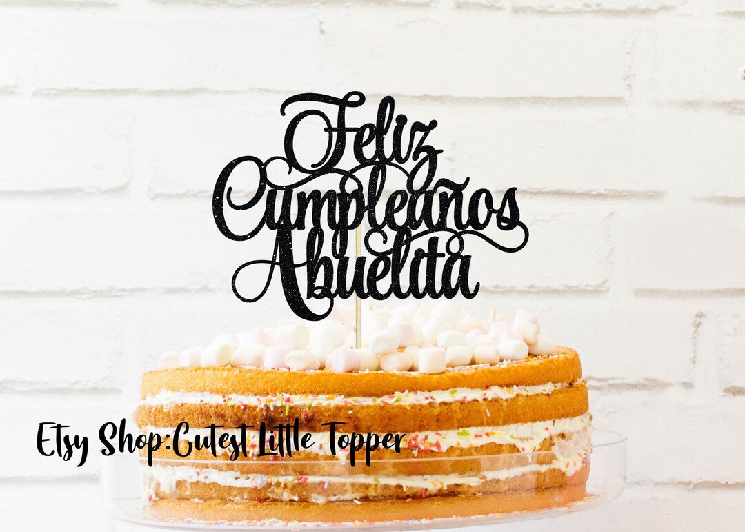 Custom Text Cake Topper, Any Occasion Cake Topper, Birthday Cake Topper ...