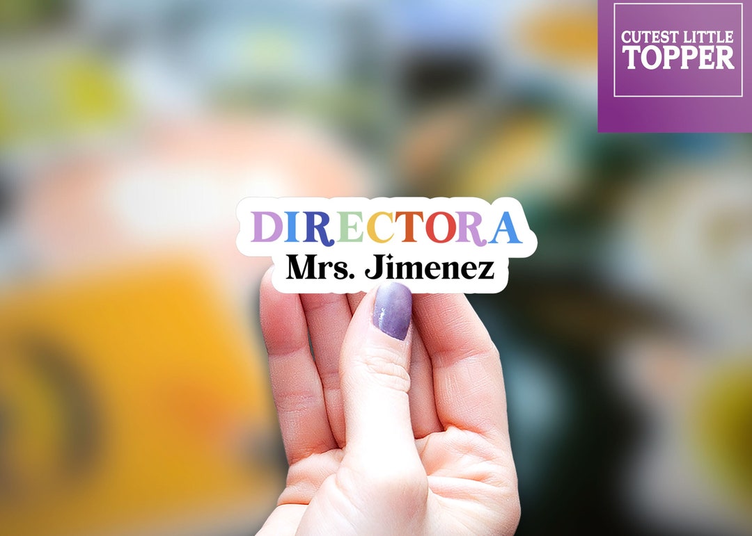 Directora Sticker, School Principal Sticker, Teacher Sticker, Educator ...