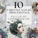 10 Nature Princess Pack | PNG | Beautiful Fairytale Clip Art ...