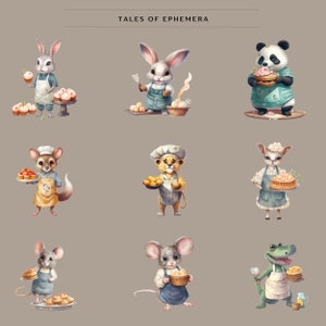 30 Cooking Animals Clipart PNG, Animal Clipart, High Quality Designs ...