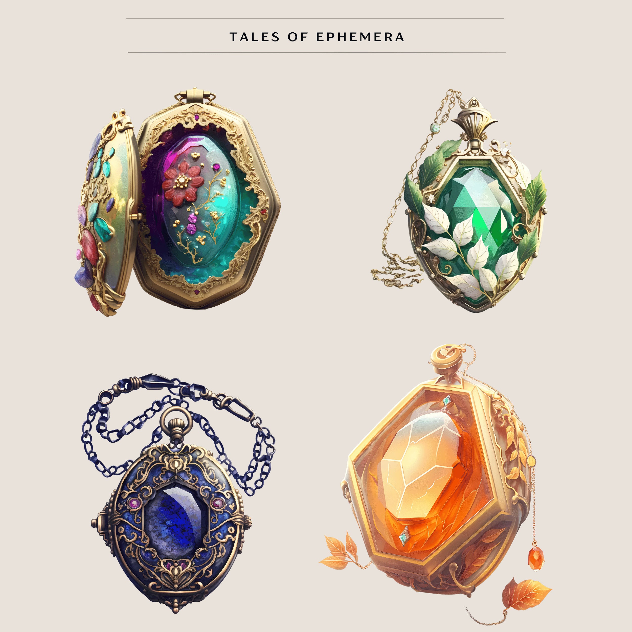 Gem Locket Clipart Emerald Clipart Jewel Clipart Locket PNG Gem Clipart ...