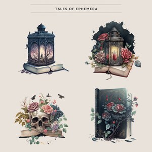 Dark Academia Clipart Dark Academia PNG Witch Clipart Fantasy Clipart ...