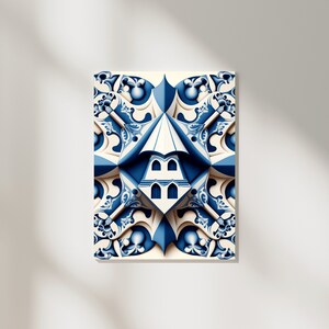 Delft Blue Architecture Patterns | Digital Paper | Printable ...
