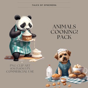 30 Cooking Animals Clipart PNG, Animal Clipart, High Quality Designs ...