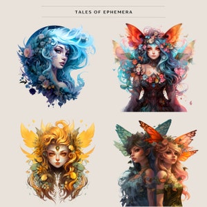 Spirit Fairies Clipart Pack, Fairy Clipart, PNG Clipart With Full ...