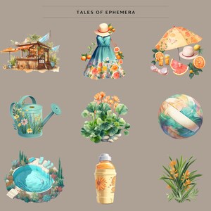 90 Summer Clipart Mega Pack | PNG | Sun, Sunshine & Summer Clipart ...