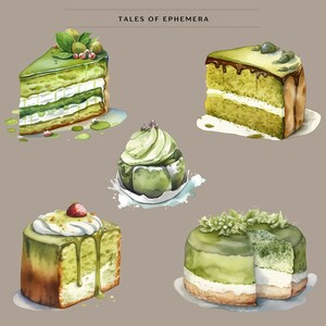 23 Matcha Green Tea Clipart Pack, PNG Matcha Ceremony Clipart ...