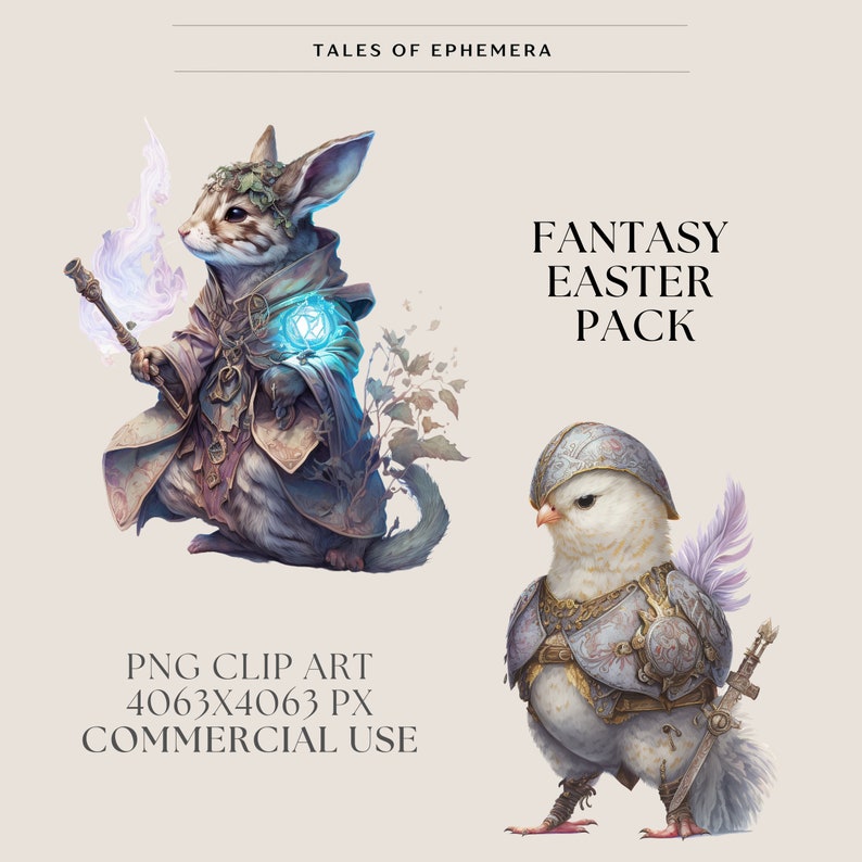 Fantasy Easter Clipart Spring Clipart Fantasy Clipart Easter PNG ...