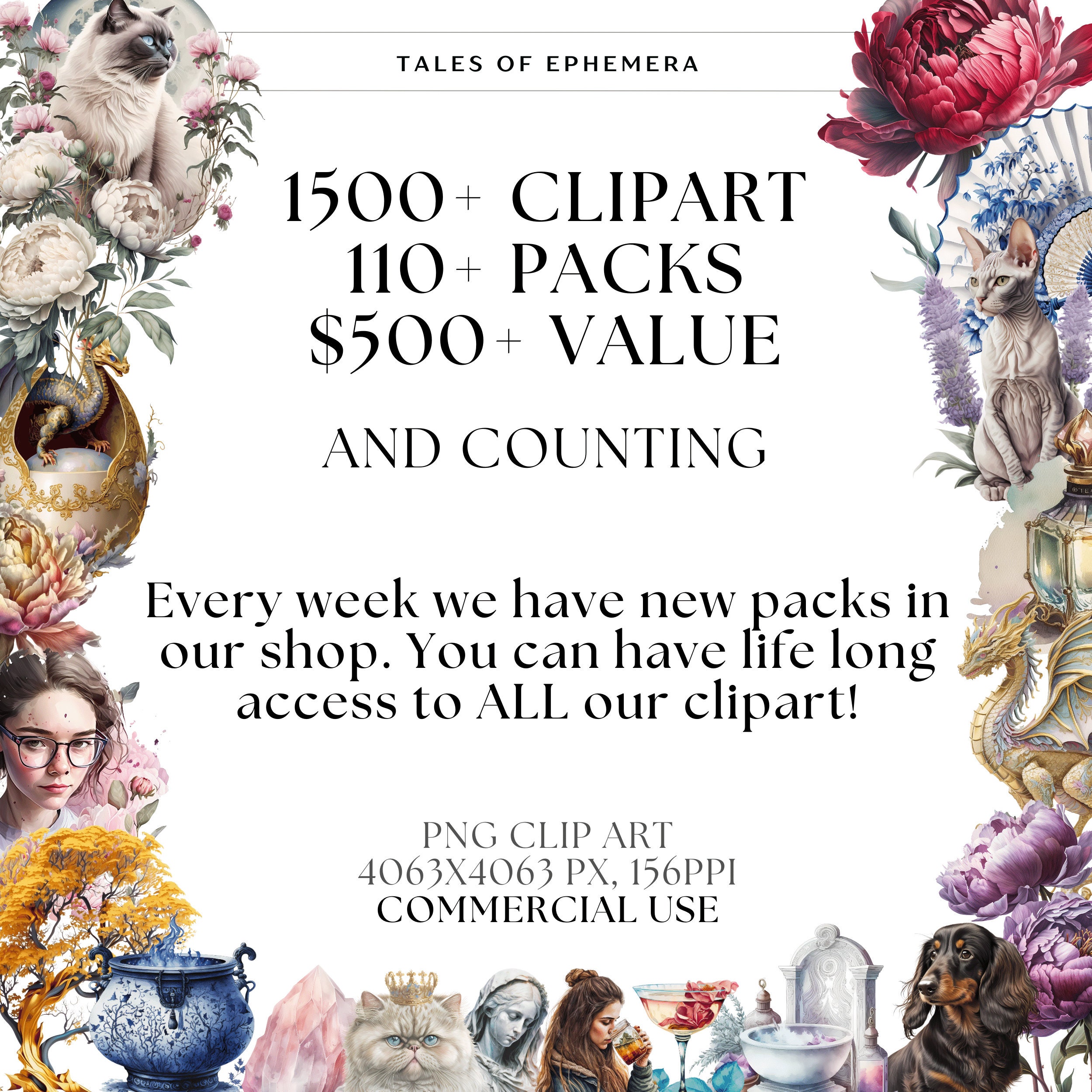 Ultimate Clipart Bundle Entire Clipart Shop Lifetime - Etsy UK