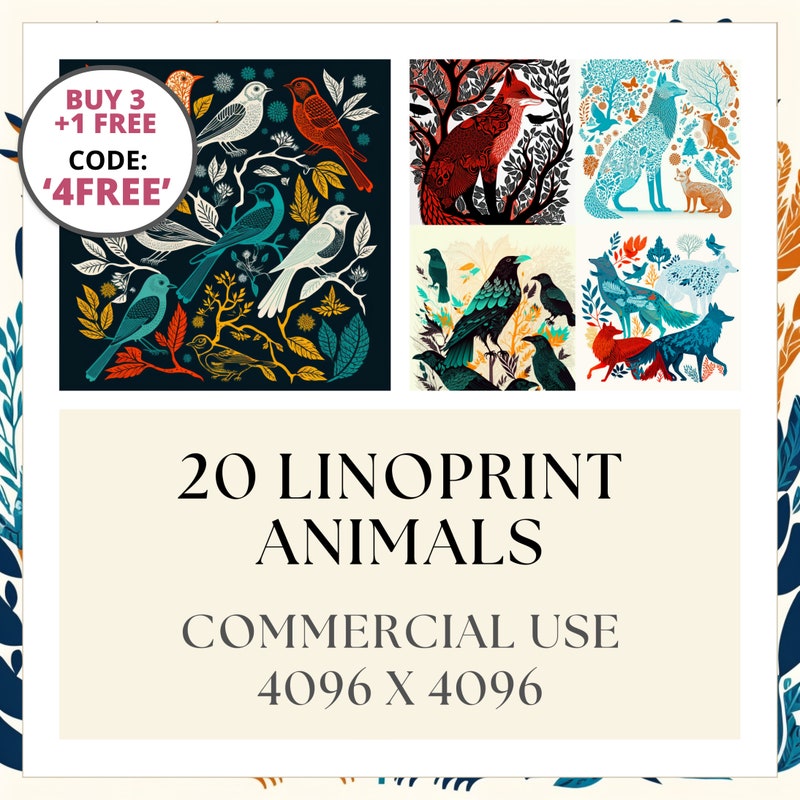 Landschap linoprint - Etsy Nederland