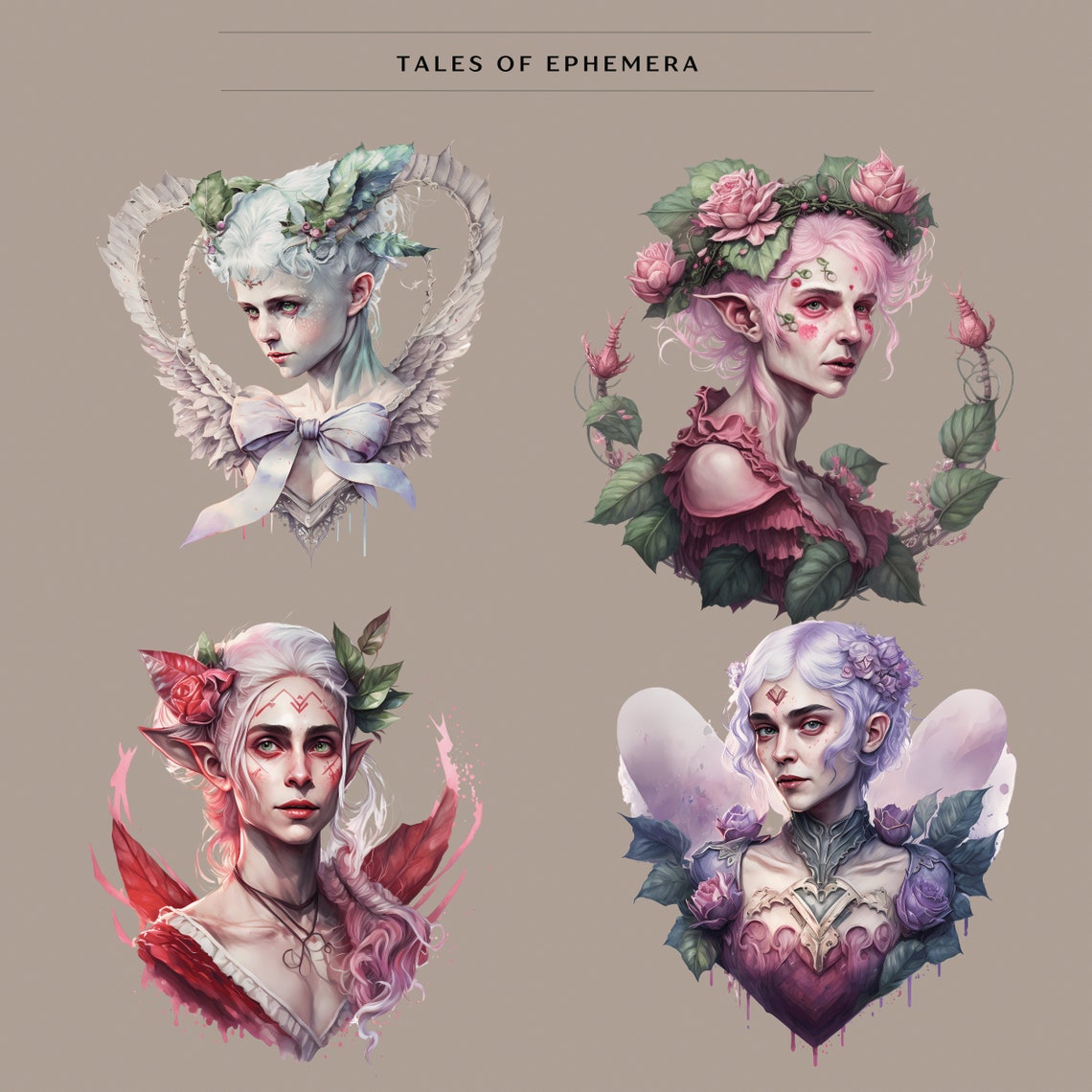 Valentine Elf Clipart Fantasy Elf Clipart Fairytale Clipart Love Elf ...