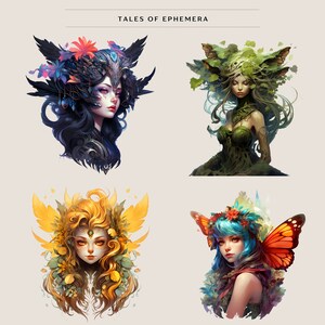 Spirit Fairies Clipart Pack, Fairy Clipart, PNG Clipart With Full ...