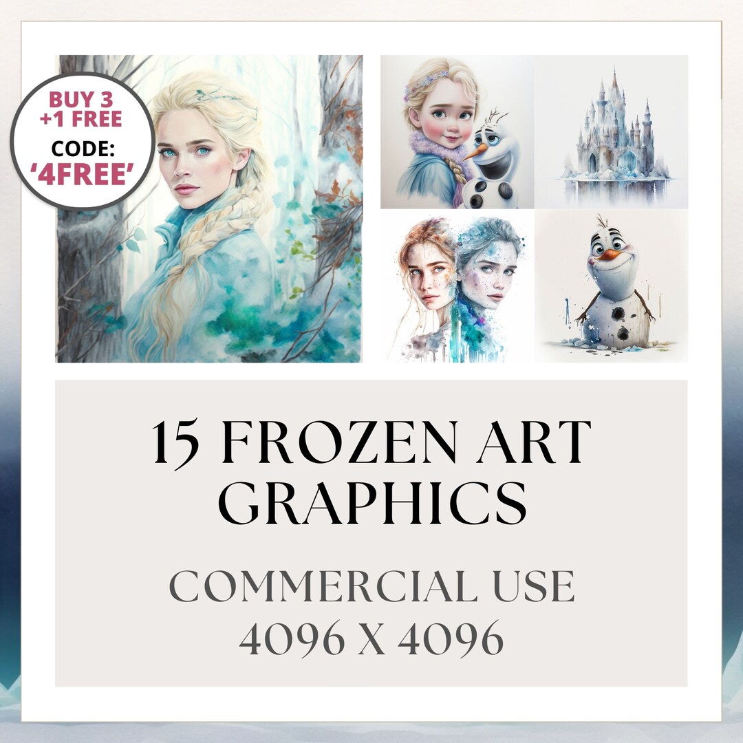 15 Stunning Frozen Designs | Digital Download | Printable Designs ...