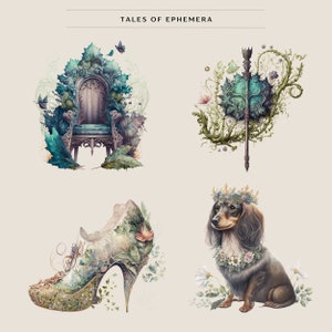 10 Nature Princess Pack | PNG | Beautiful Fairytale Clip Art ...