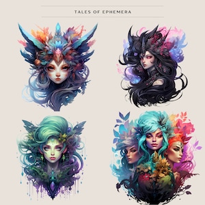 Spirit Fairies Clipart Pack, Fairy Clipart, PNG Clipart With Full ...