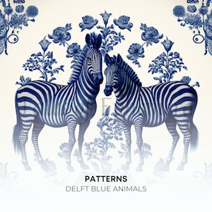 Delft Blue Mega Bundle Delft Blue Designs Delft Blue Digital Paper ...