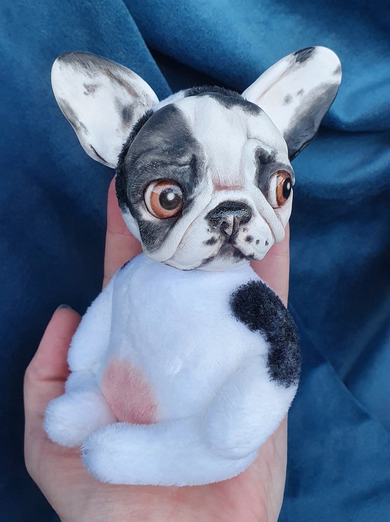 French Bulldog, Toy, Teddy Bulldog, Plush Dog, Little Bulldog, One of a ...