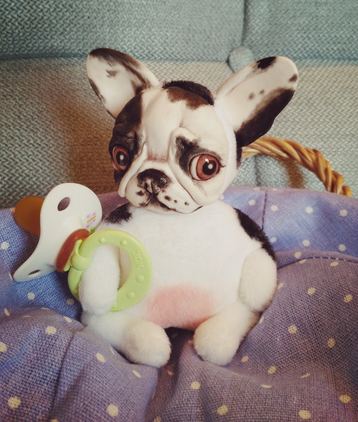 French Bulldog Toy Teddy Bulldog Plush Dog Little Bulldog - Etsy