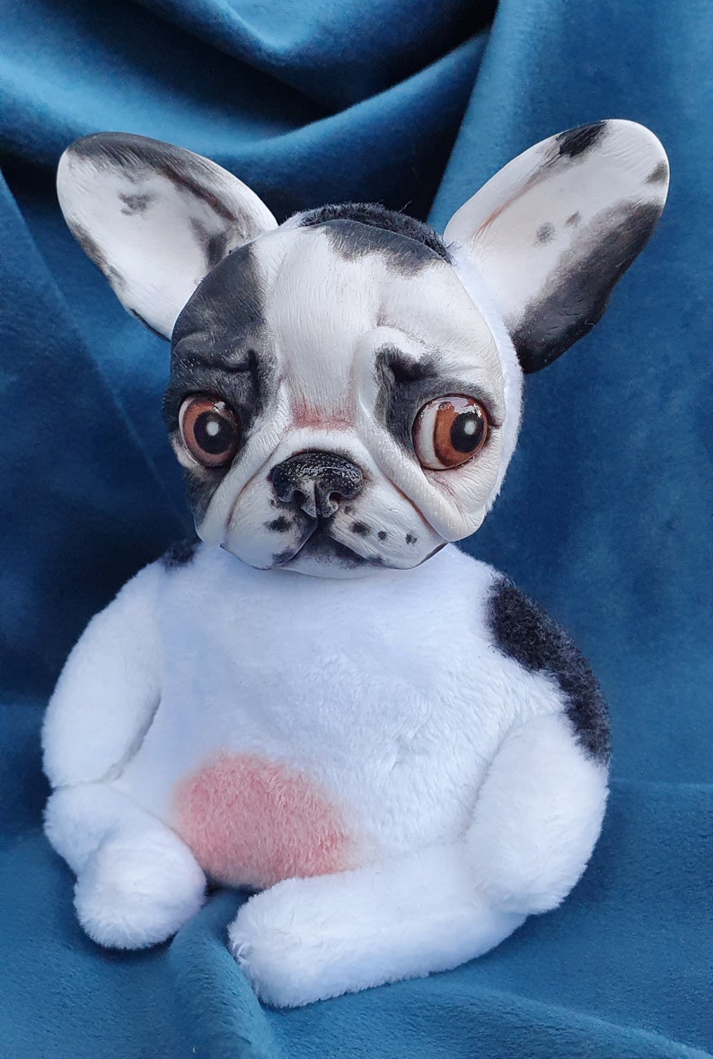 French Bulldog, Toy, Teddy Bulldog, Plush Dog, Little Bulldog, One of a ...
