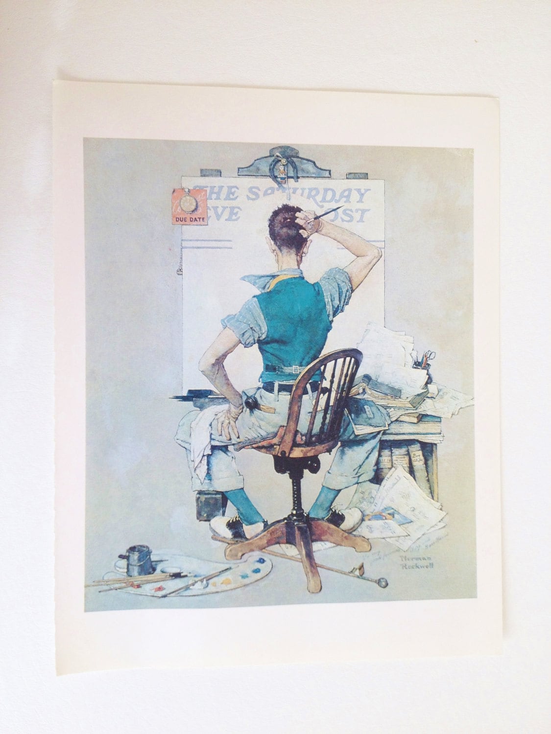 Norman Rockwell Norman Rockwell Print Copy of Norman Rockwell Print the ...