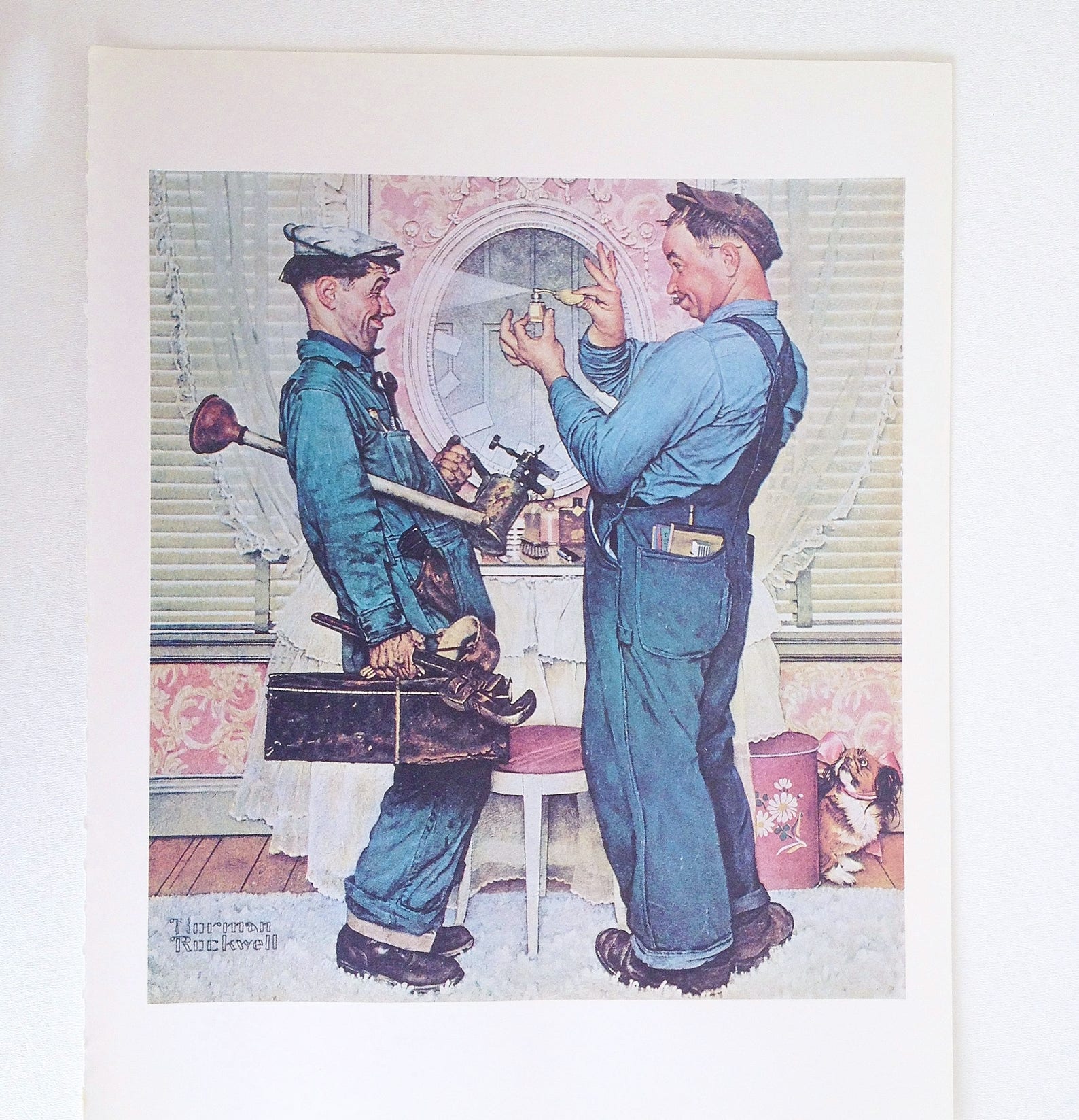 Norman Rockwell Norman Rockwell Print Copy of Norman Rockwell Print the ...