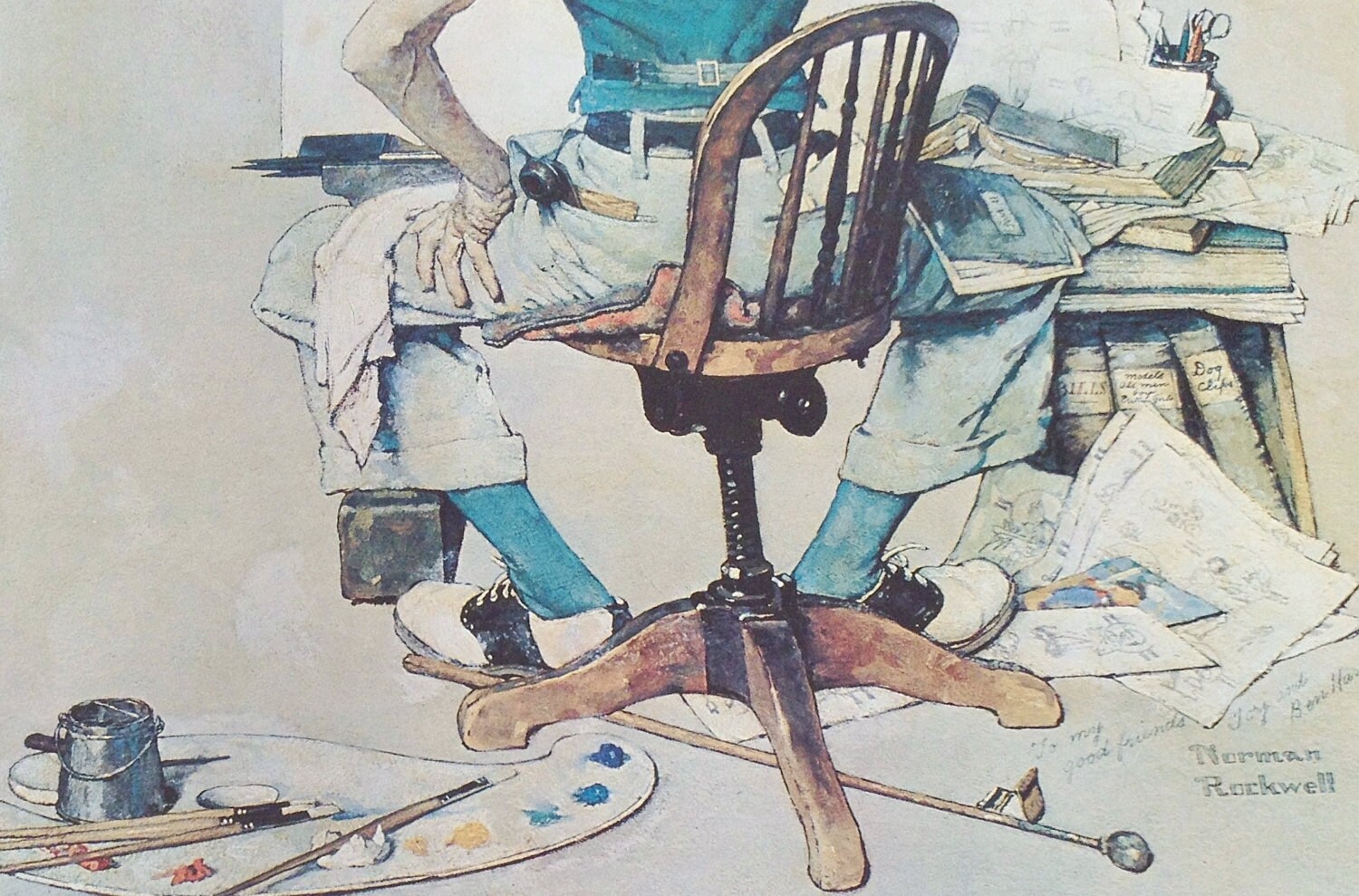 Norman Rockwell Norman Rockwell Print Copy of Norman Rockwell Print the ...