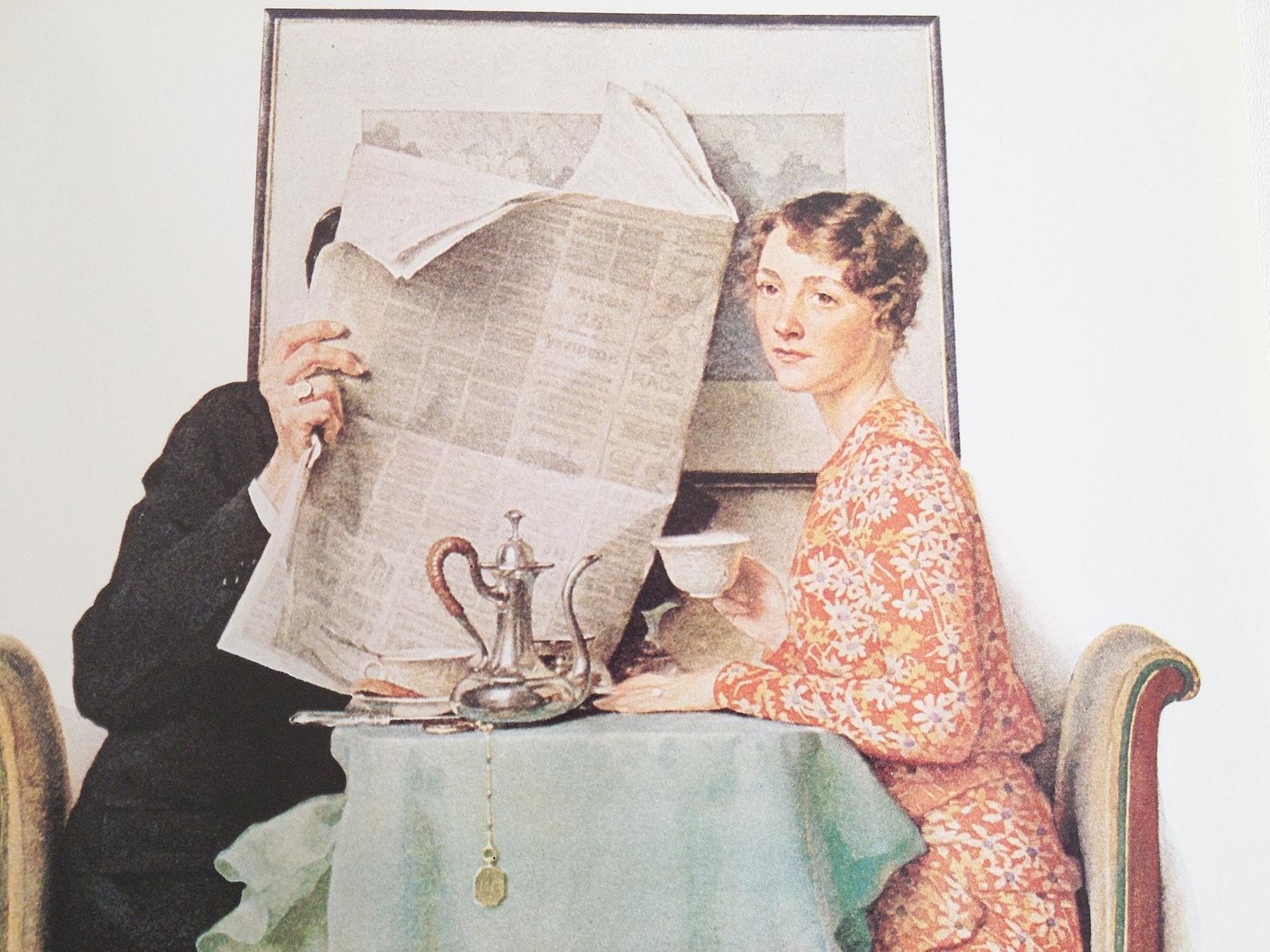 Norman Rockwell Norman Rockwell Print Copy of Norman Rockwell Print at ...