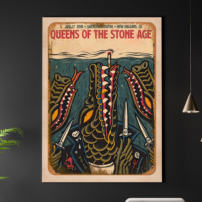 Vintage A3 Concert Poster - Etsy