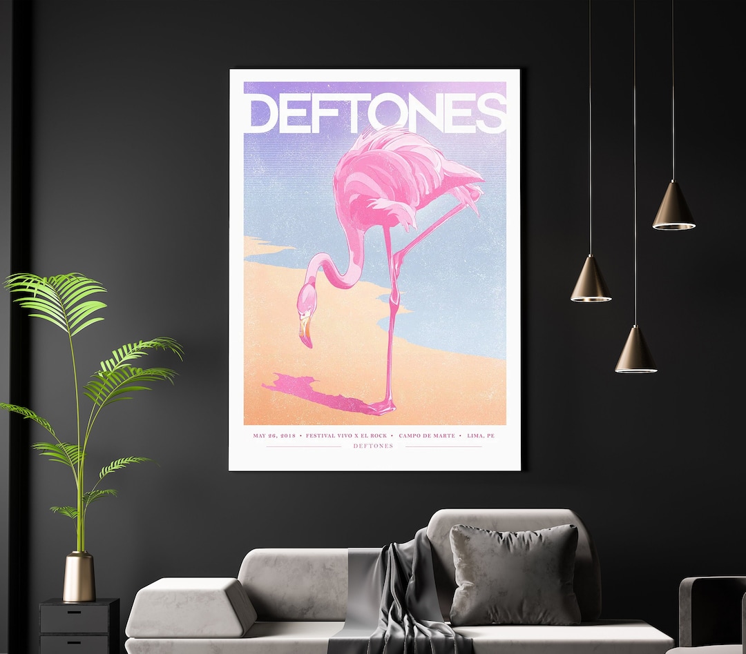 Deftones REPRODUCTION Gig Poster Matte A3 A4 Art Print. Nu Metal ...
