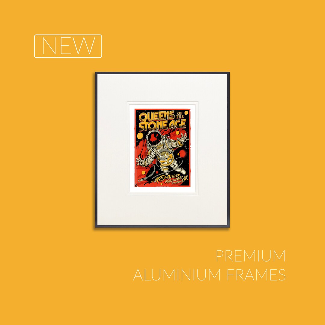 QOTSA REPRODUCTION Gig Poster Matte A3 A4 Art Print. Queens of the ...