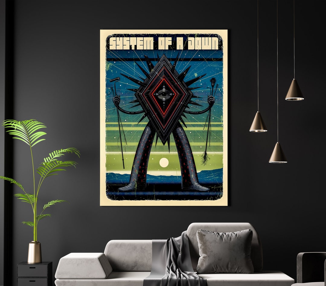 SOAD Poster Matte A3 A4 Art Print. System of A Down Vintage Rock Metal ...