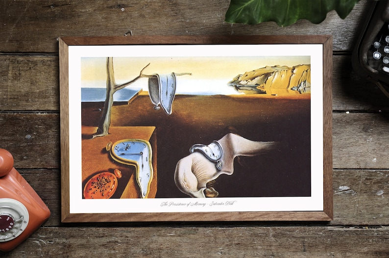 The Persistence of Memory by Salvador Dali A4 A3 Matte Fine Art Print ...