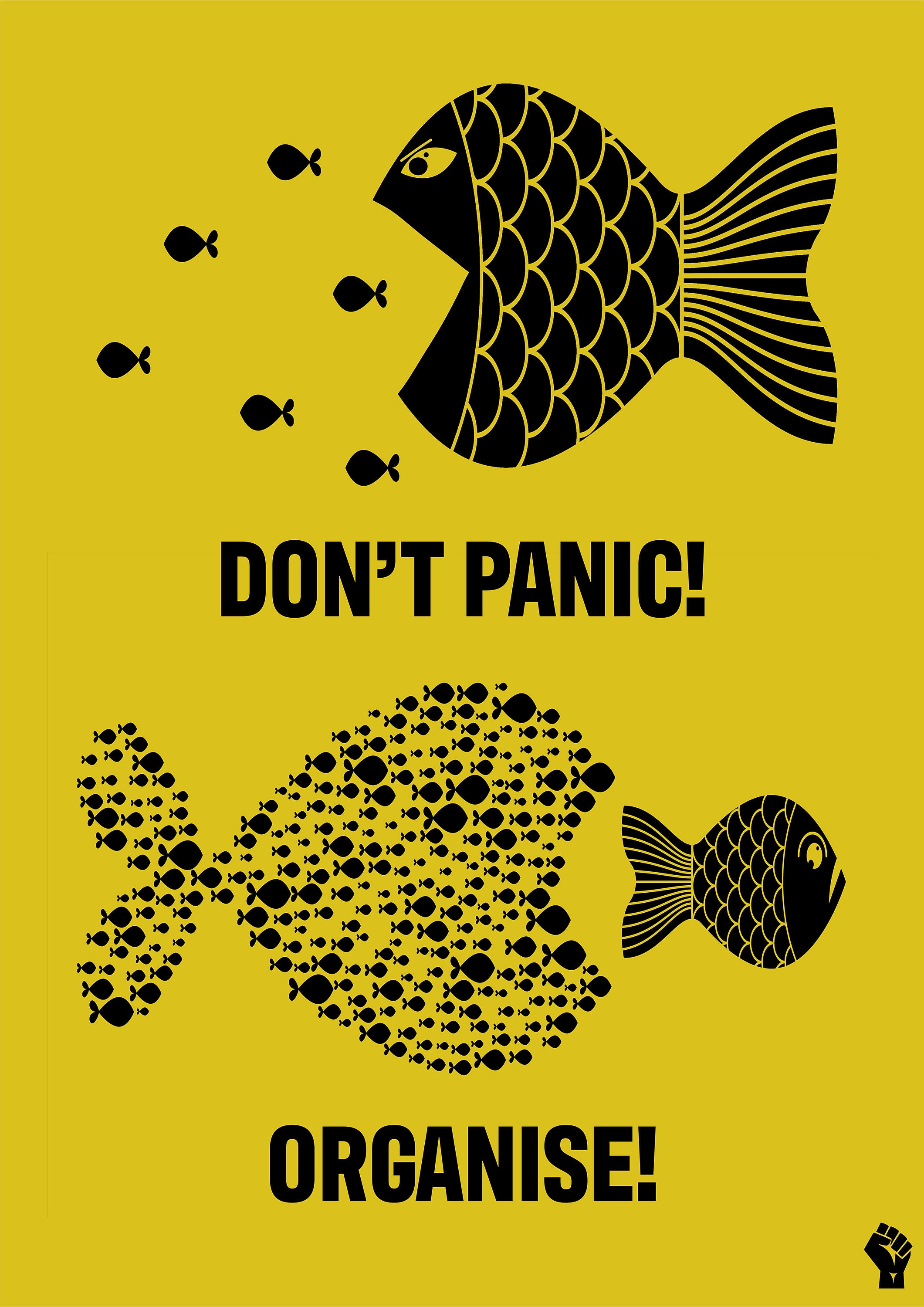 Don't Panic Organise A3 A4 Matte Art Print. - Etsy UK