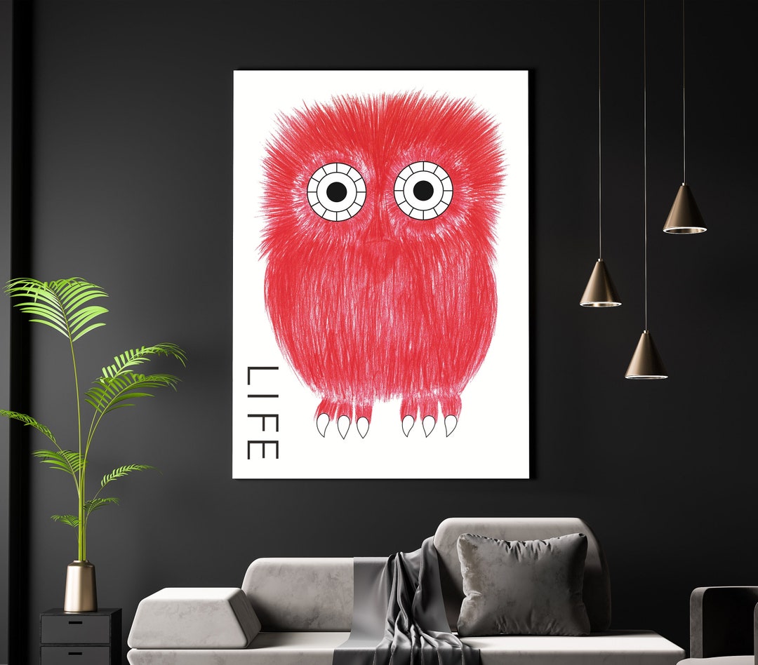 LIFE Poster A3 A4 Matte Art Print. Japanese Artist Kazumasa Nagai ...