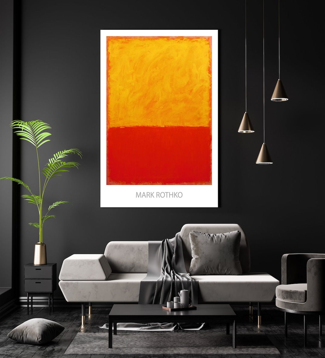 Mark Rothko A3 A4 Matte Fine Art Print. Abstract Expressionism. Modern ...