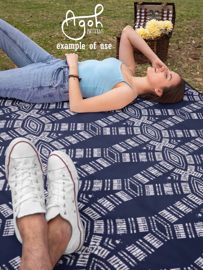 Pack of 12 Digital Files of Inspiration MANJAK Agohpatterns Afrique ...