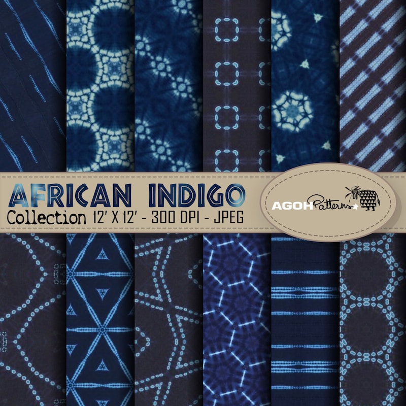 Indigo Print Fabric - Etsy